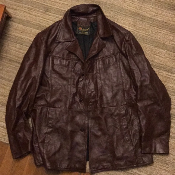 Reed Sportswear | Jackets & Coats | Reed Sportswear Maroon Leather ...